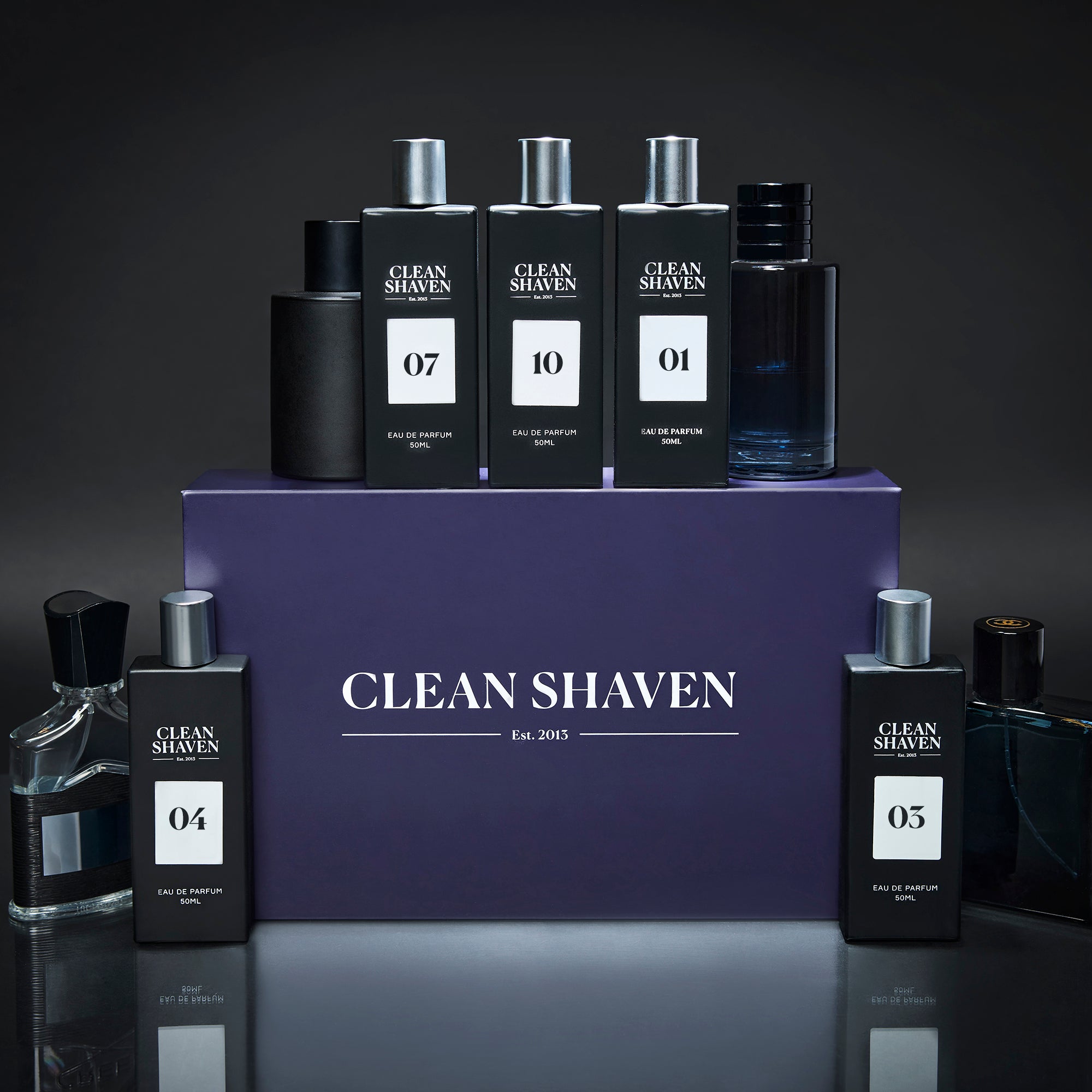 5x 50ml Inspired Fragrance Set – Clean Shaven